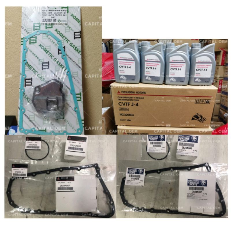 PROTON INSPIRA/MITSUBISHI LANCER GT 2.0 CY4A/ASX CVT J4 (5 Bottle) + (1 ...