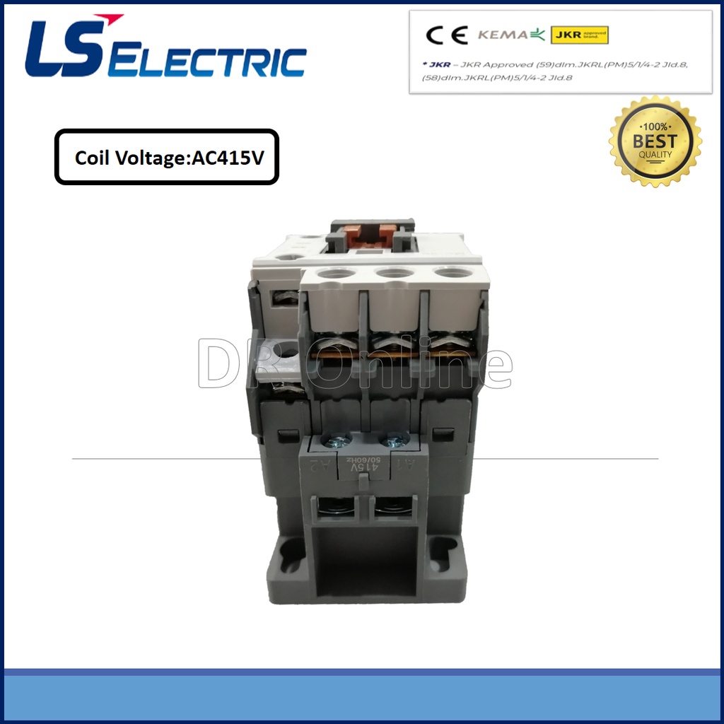 LS CONTACTOR 55KW/75HP ~ 100A ~ 1NO+1NC ~ 110VAC,240VAC,415VAC (MC-100a ...