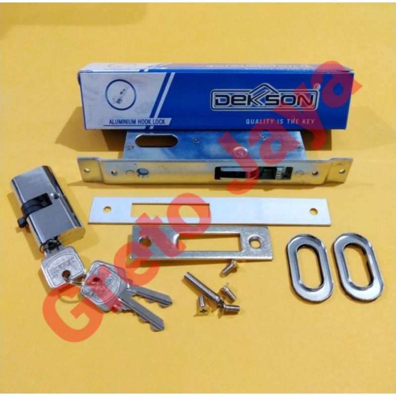 ( Dekson ) Alm Door Lock / Aluminum 8123 / 8423 / Straight / Sliding ...