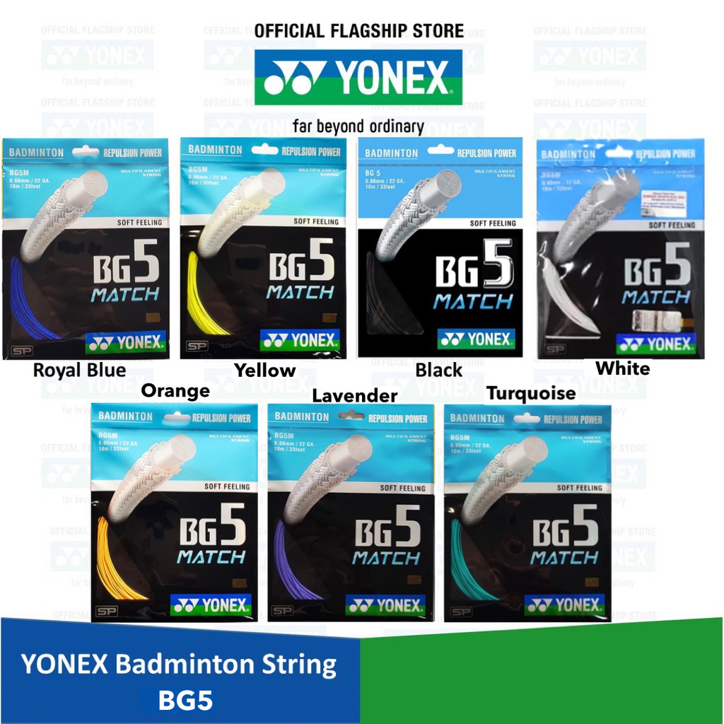 Yonex BG5 Match Badminton String - 100 % Authentic (Ready Stock) | Shopee Malaysia