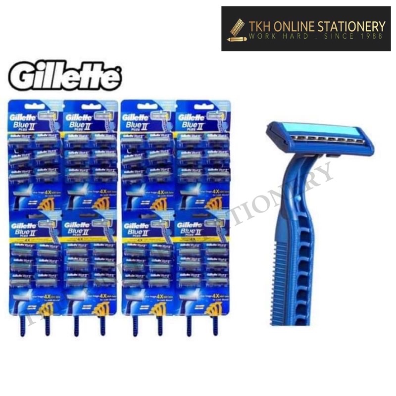 Gillette Blue Plus II Men’s Disposable Razor (1pcs) | Shopee Malaysia