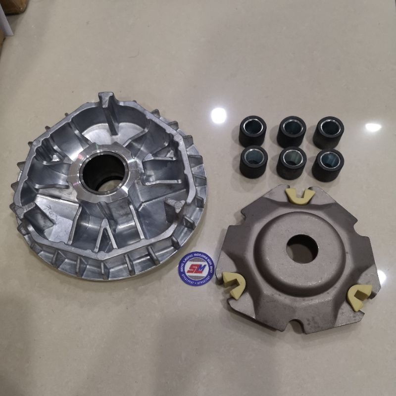 YAMAHA XMAX 250 / X MAX Roller Pulley /Front Auto Clutch Full Set.Siap ...