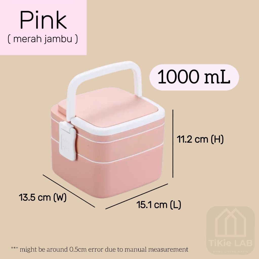 Bekas Makanan Lunch Box Set 304 Bento Lunch Box Stainless Steel Tapau ...