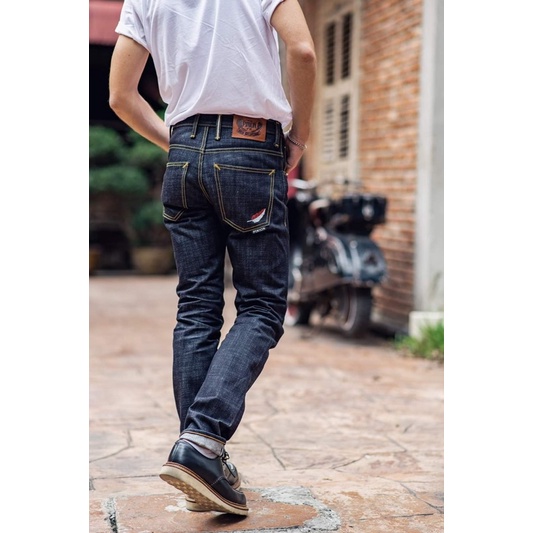 [READY STOCK] Original Pinion denim Jeans cardinal 17oz Slim fit ...