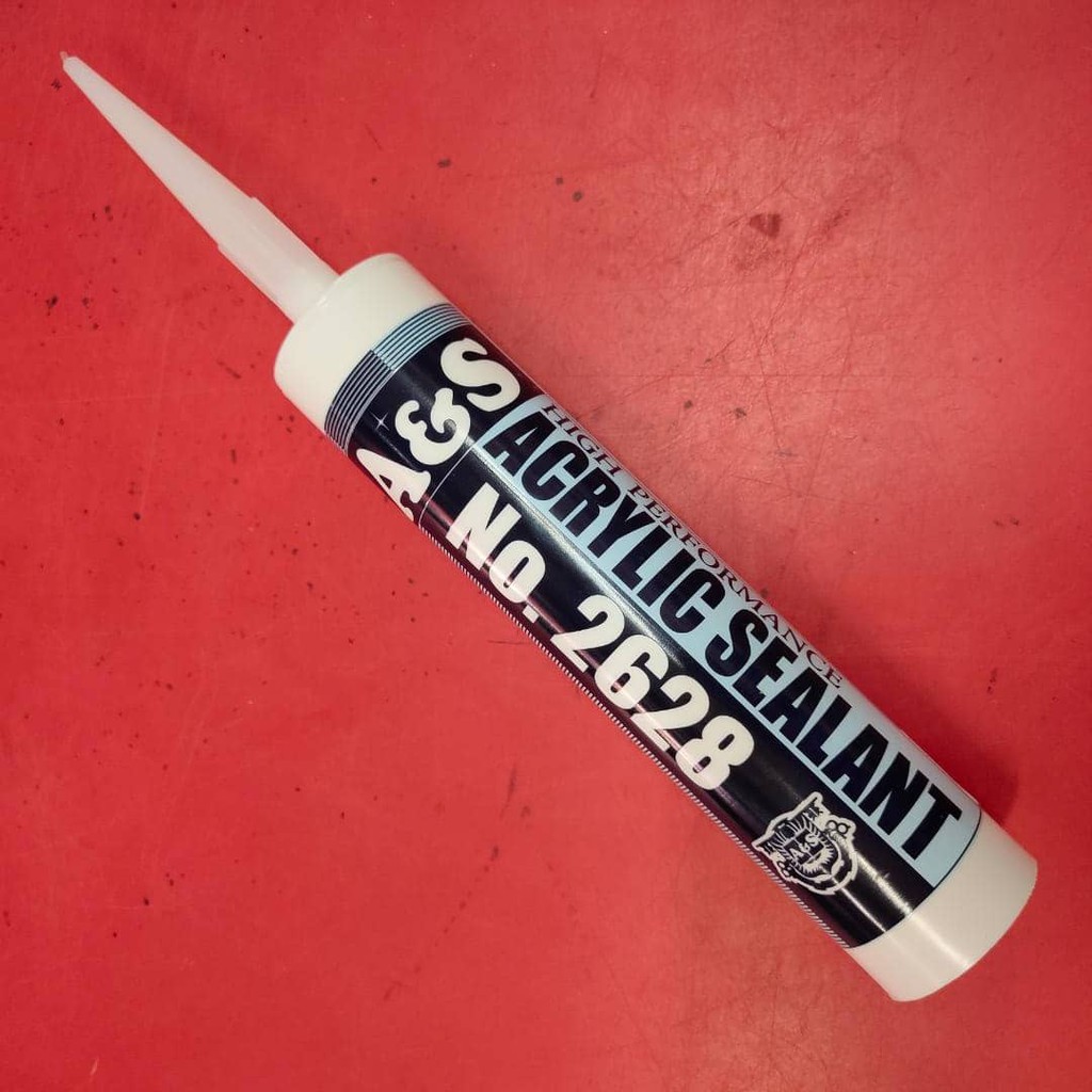 A&S Acrylic Sealant High Performance No. 2628 Silicone White Indoor ...