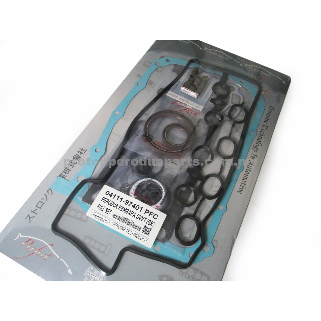 FULL Overhaul Gasket Set Engine - Perodua Myvi 1.3 K3-VE (2005 - 2011 ...