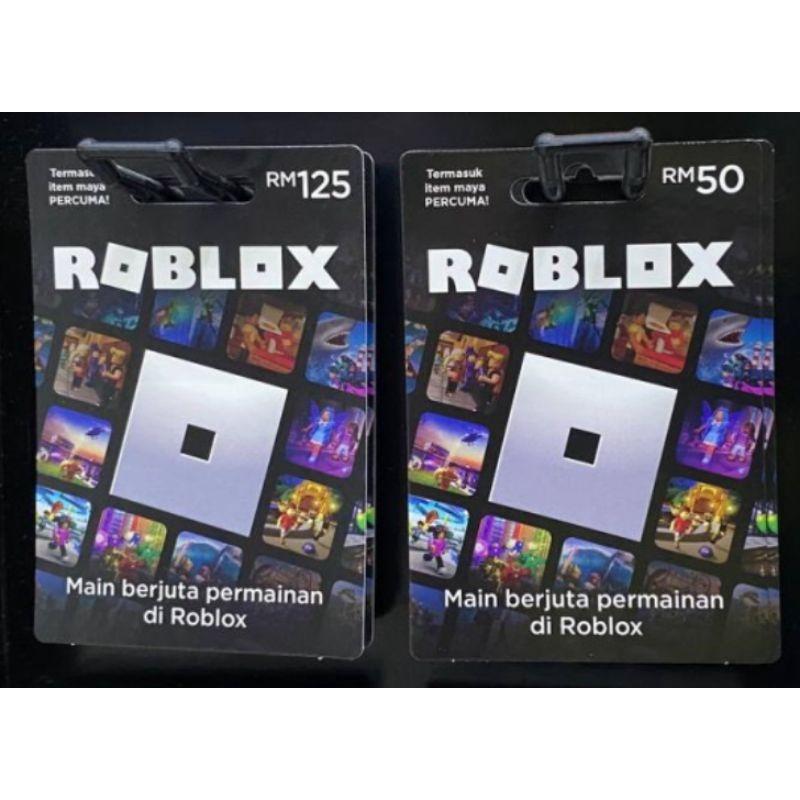 Roblox Gift card malaysia (CAN POST AROUND MALAYSIA) | Shopee Malaysia