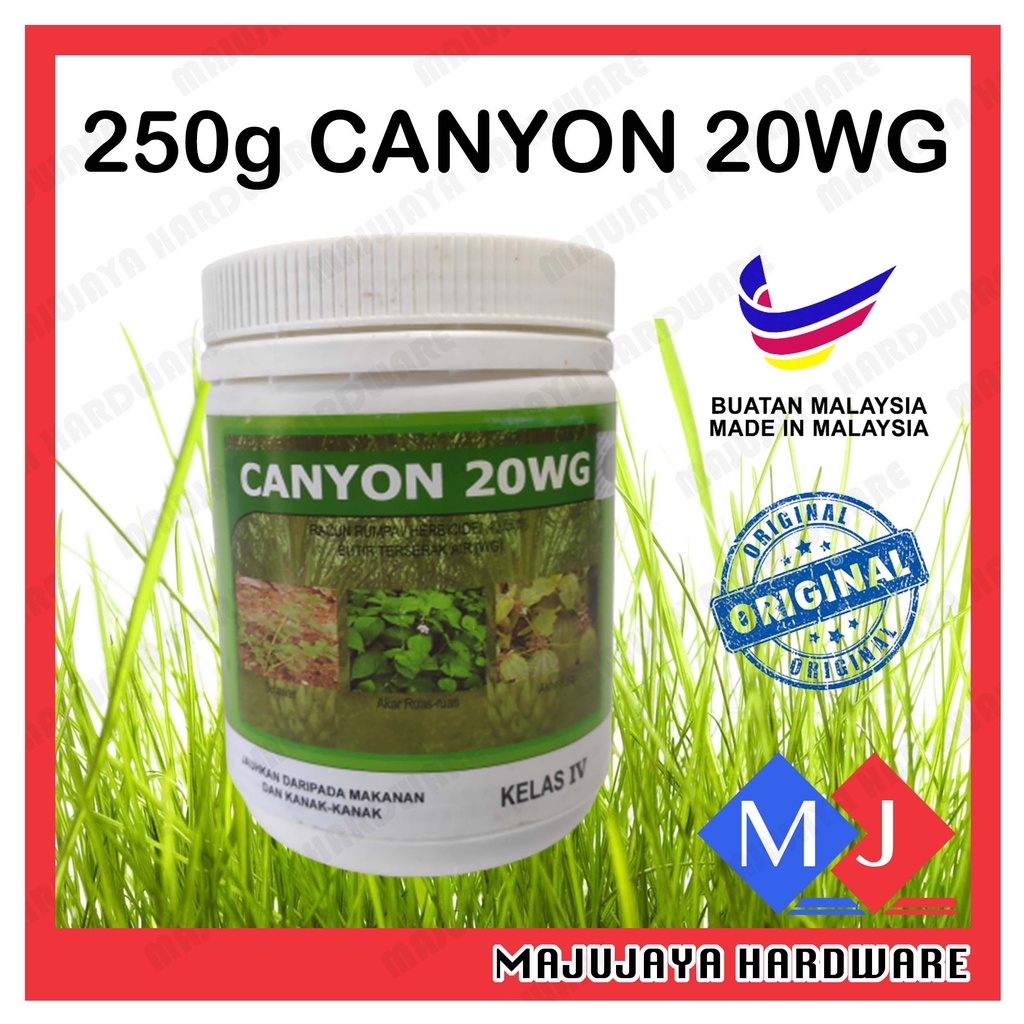 CANYON 20WG 250g HEXTAR CANYON Racun Rumput Herbicide Metslufuron ...