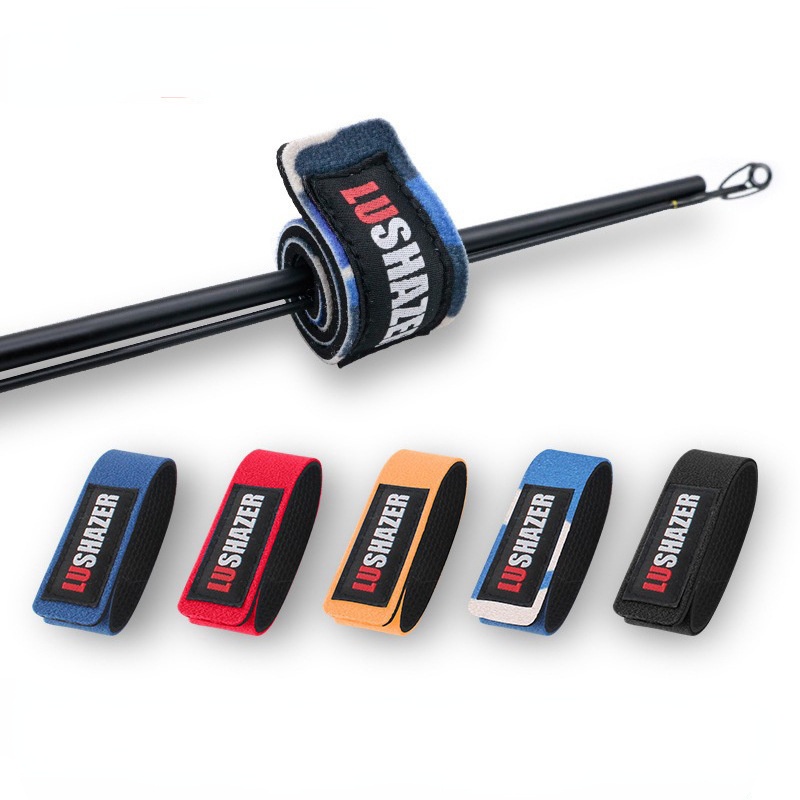 Fishing Rods Belt Stretchy Rod Straps Fishing Tackle Ties Cable Fishing ...