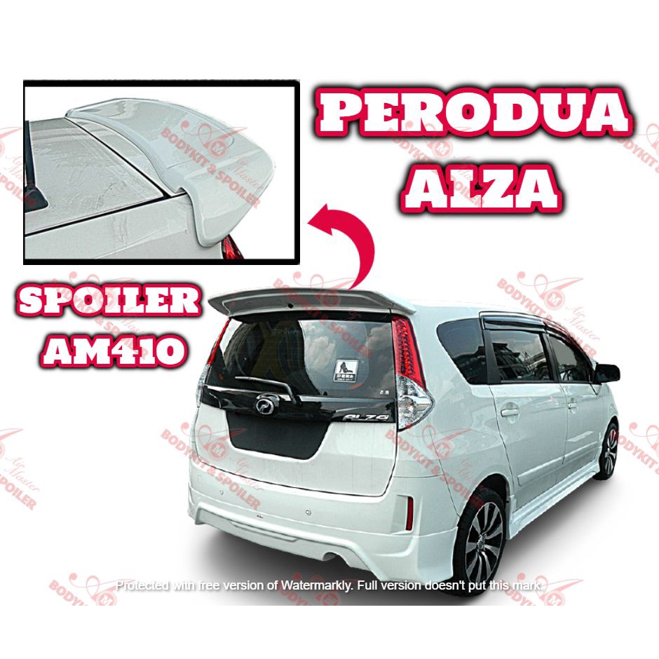 PERODUA ALZA 2014 FRP SPOILER AM410 NO PAINT | Shopee Malaysia