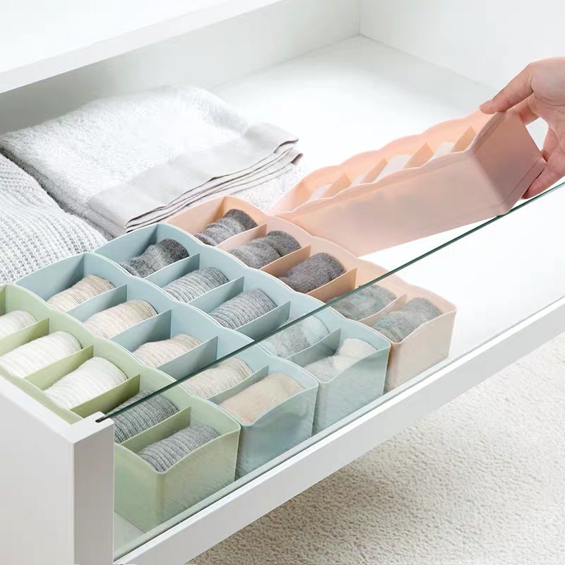 Five compartment plastic storage box drawer type multi compartment ...