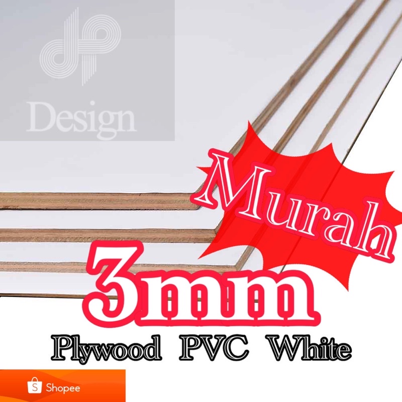 3mm PLYWOOD PVC WHITE (Many Size Options) | Shopee Malaysia