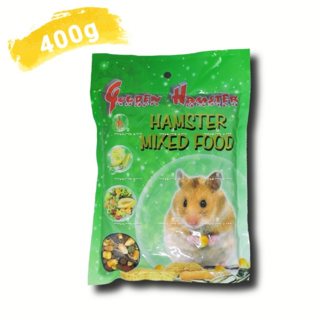 Golden Hamster Mixed Food 400g (Makanan Tikus/ Hamster / Sugar Glider ...