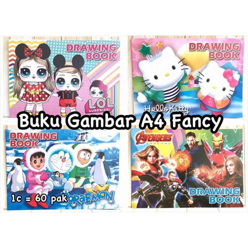 (10Pcs) Fancy A4 Drawing Book (1 Pack Contains 10pcs) | Shopee Malaysia