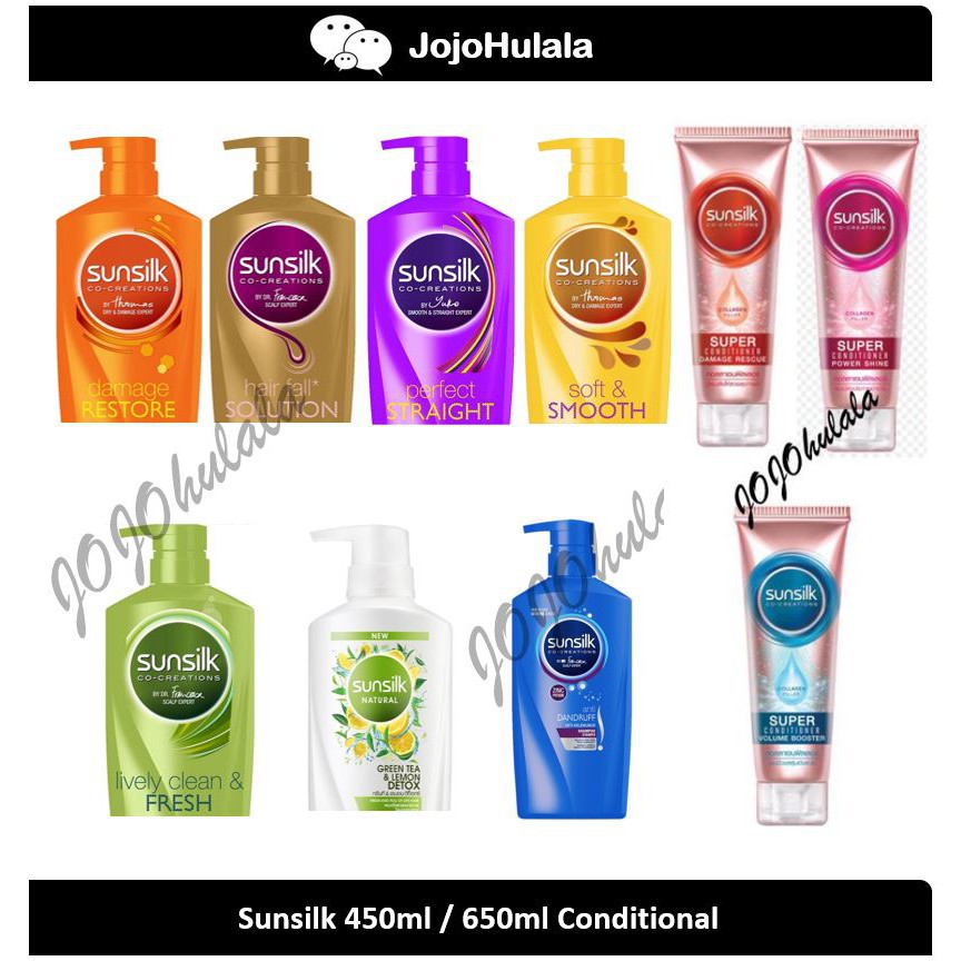 Sunsilk Hair Shampoo 650ml Conditional 180ml | Shopee Malaysia