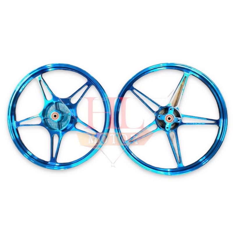 YAMAHA LC 135 Y15ZR Y16 115FI SP510 FG510 FG 510 SPORT RIM 5 LEG SPOKE ...