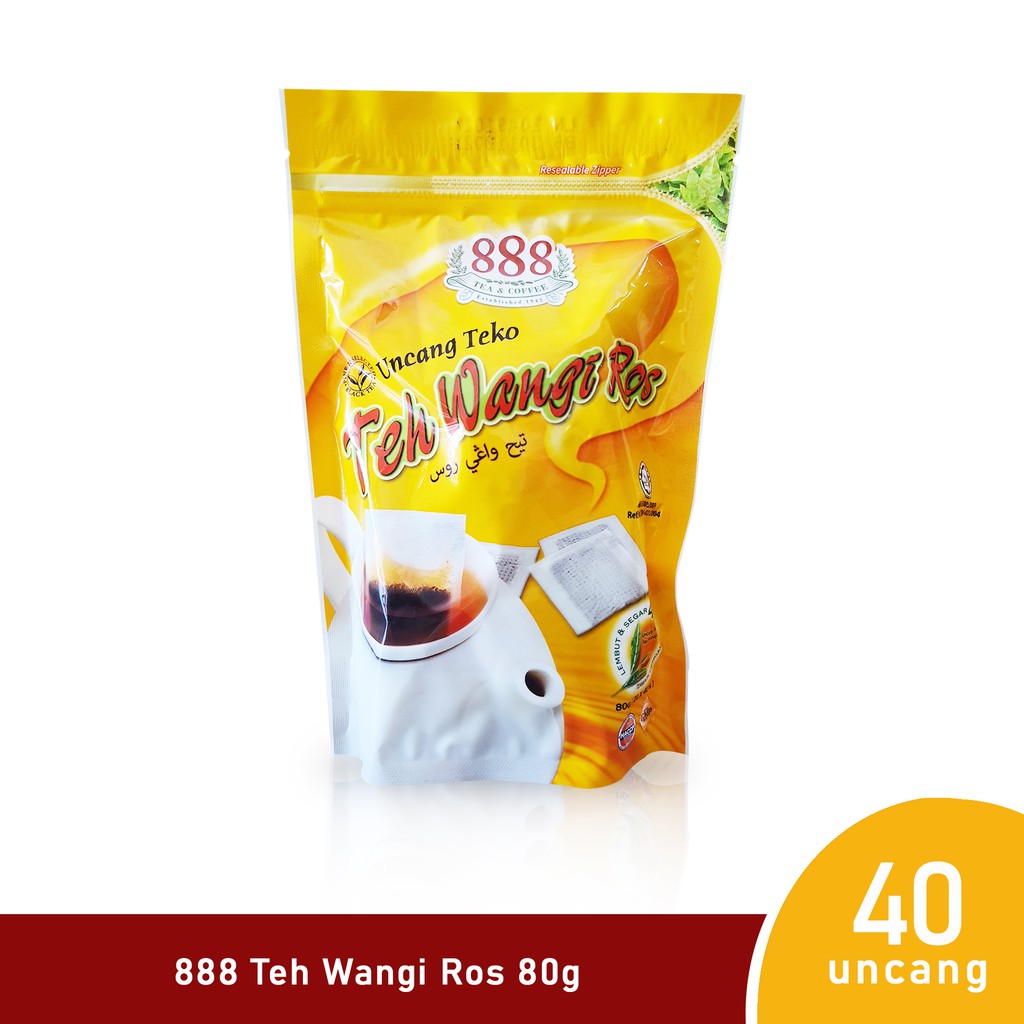 888 Teh Wangi Ros 2g x 40's (80g) | Shopee Malaysia