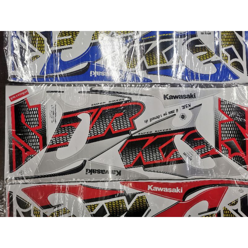 kawasaki ksr sticker 1st model silver | Shopee Malaysia