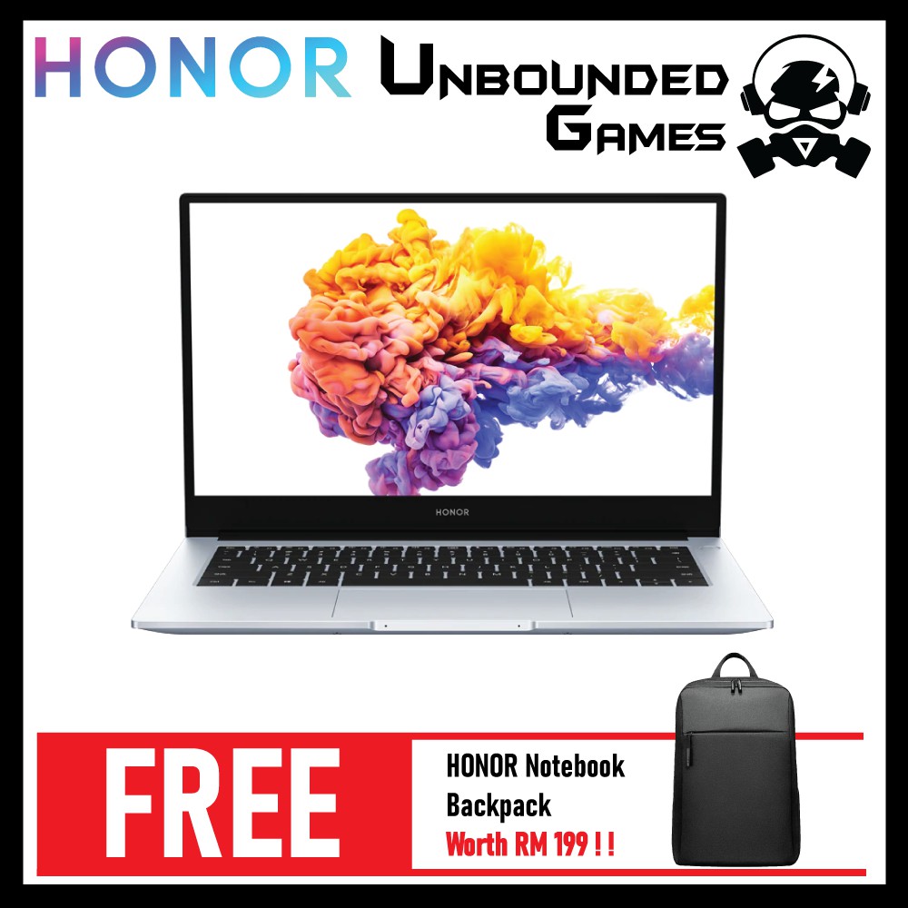 HONOR Magicbook 14" FHD Laptop Mystic Silver - AMD Ryzen™ 5 3500U , 8GB ...
