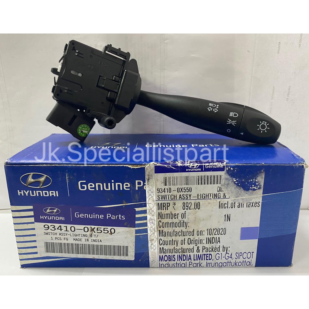 SIGNAL SWITCH / HEAD LAMP SWTICH GENUINE PART (ORIGINAL) [93410-0X550 ...