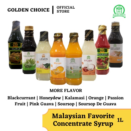 Concentrate Syrup Malaysia Style 1.0L - Local | Halal | Malaysian ...