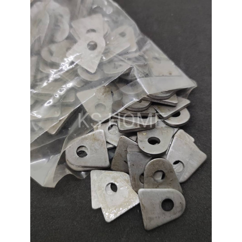 METAL WINDOWS KNOT DOOR KNOT 1/8" X 7/8" X 1/4" HOLE BESI TINGKAP ...