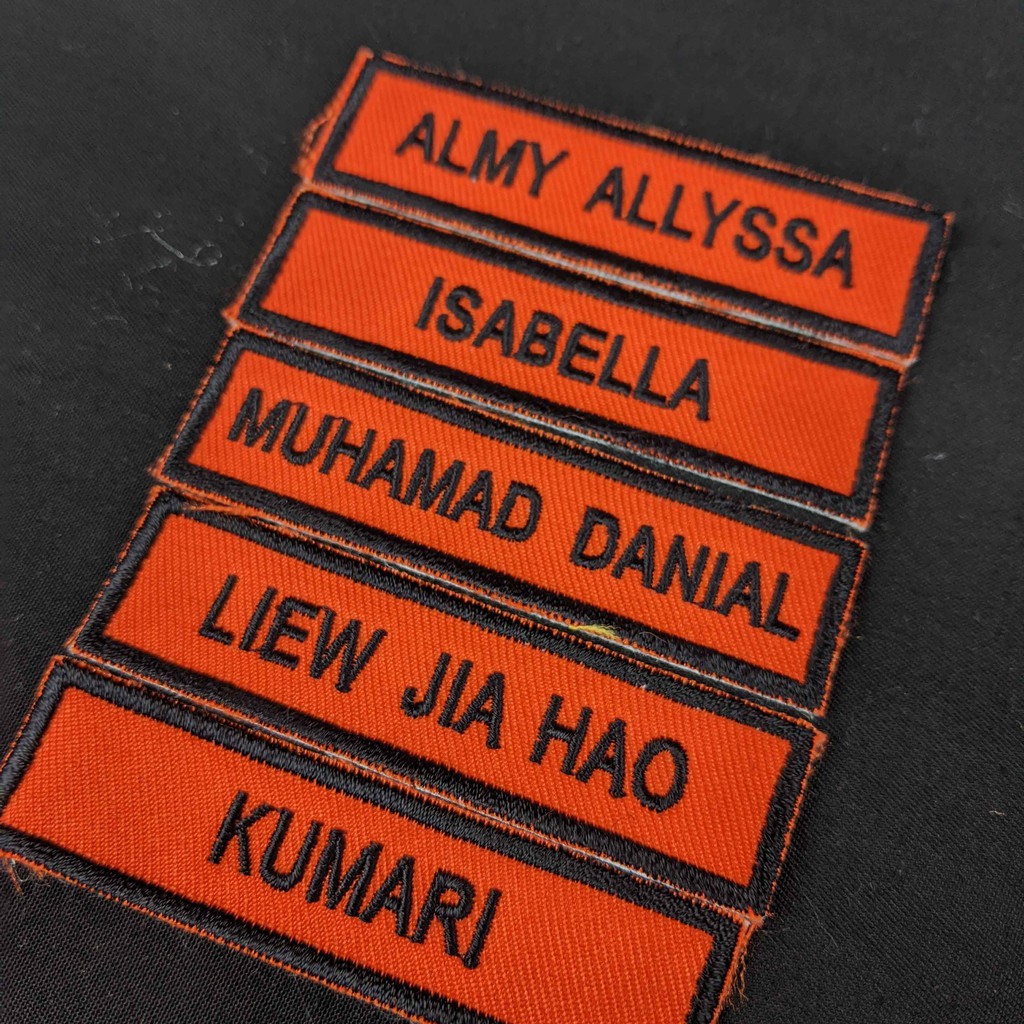 [ 1 PCS ] NAME TAG/ NAMETAG KAIN / TANDA NAMA KAIN / TANDA NAMA SEKOLAH ...