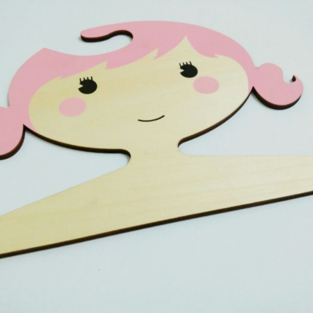 Wooden Kids Face Hanger | Shopee Malaysia