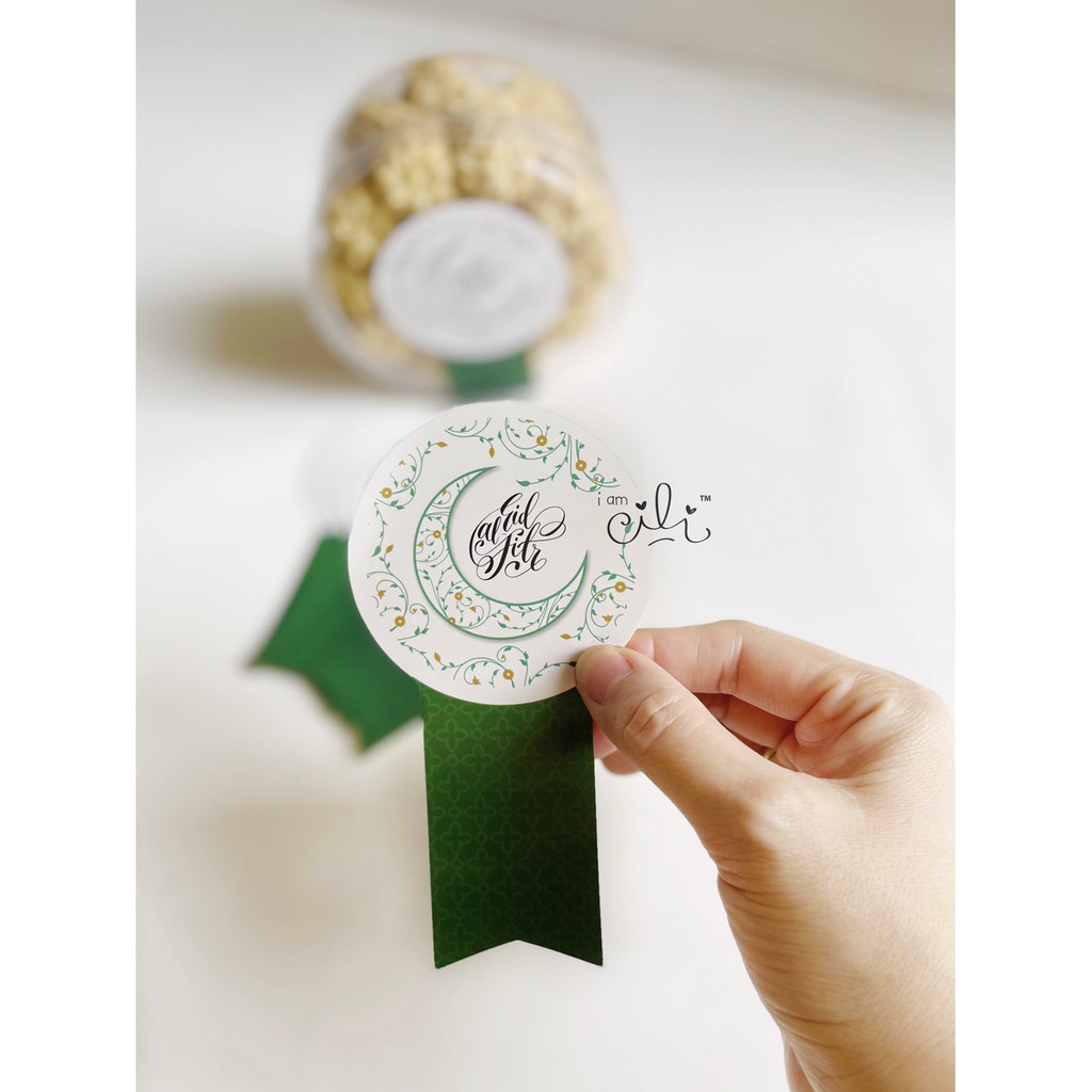 (SIF060+SIF061) Iamcili cute Eid theme cookie jar stickers [contains 25 ...