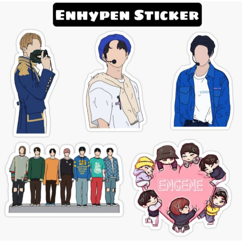 Sticker Enhypen for laptop journal (Laminated) | Shopee Malaysia