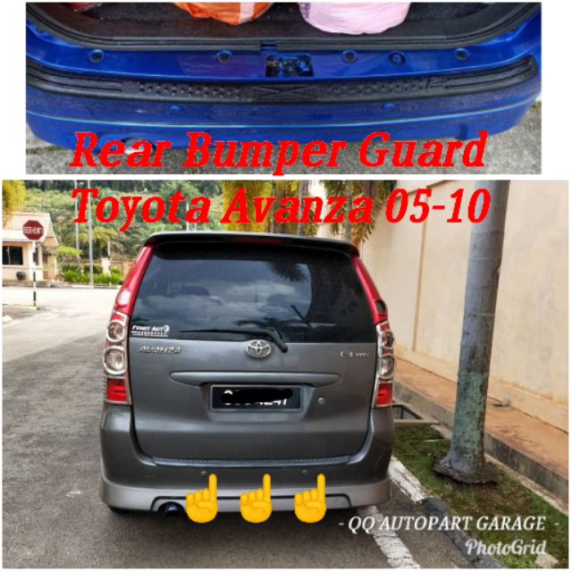 Rear Bumper Guard Toyota Avanza 05-11 | Shopee Malaysia