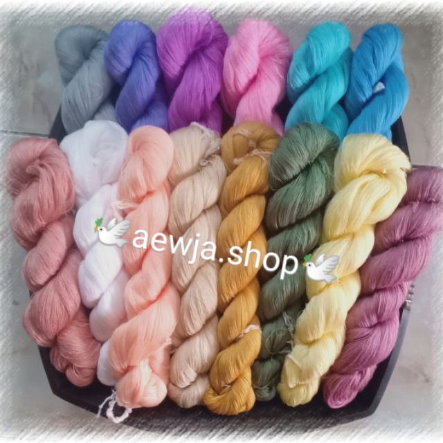 Artificial Silk Thread In Pastel Colors Sweet Color Making Tassels ...