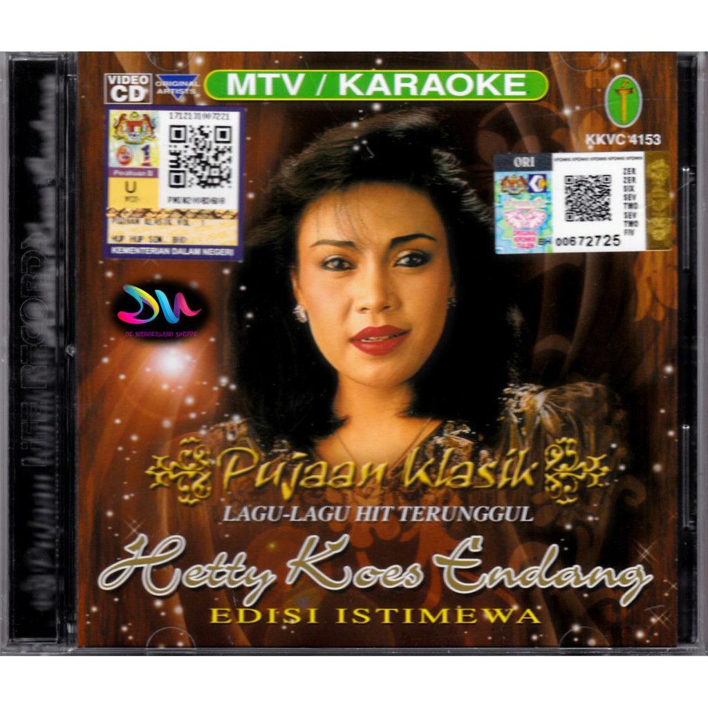 HETTY KOES ENDANG - PUJAAN KLASIK ( MTV / KARAOKE ) ( 2 X VCD ) INDONESIA | Shopee Malaysia