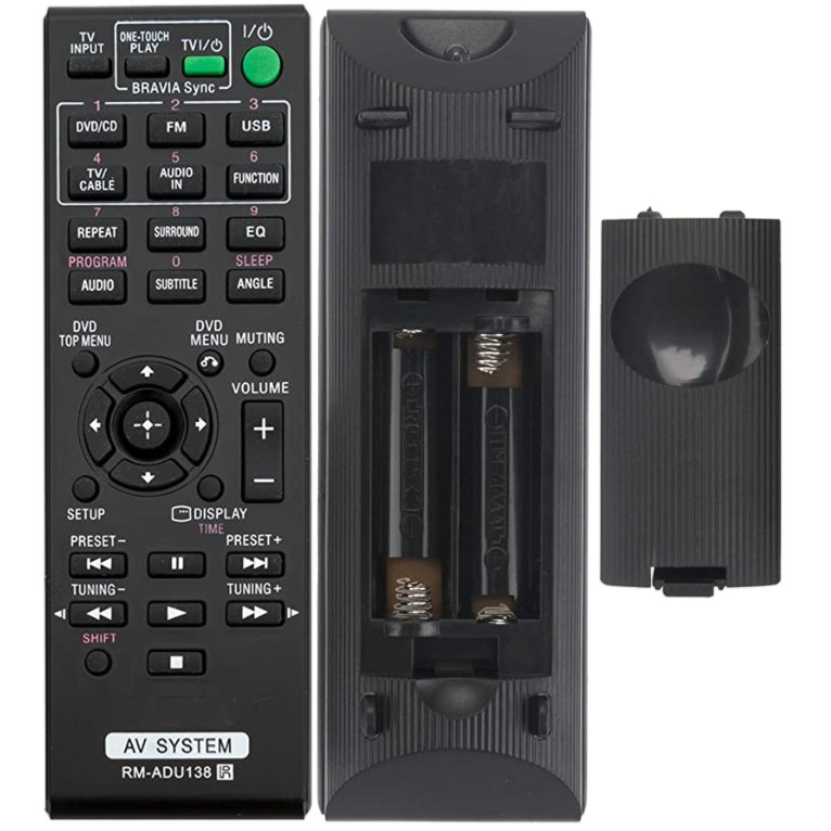 RM-ADU138 Home Theater Remote Sony DAV-TZ140 HBD-TZ140 DAV-TZ150 HBD ...