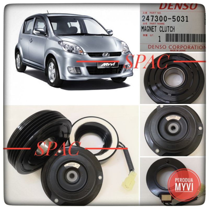 💯% ORIGINAL DENSO MYVI OLD MODEL COMPRESSOR MAGNETIC CLUTCH (247300 ...