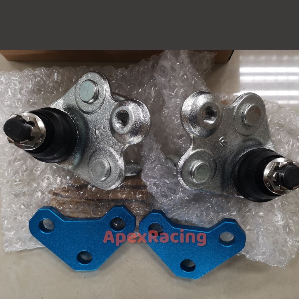 Hardrace Front Lower Arm Ball Joint / Roll Center Adjuster / RCA Civic ...