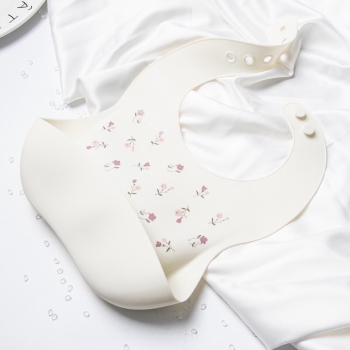 Baby Silicone Bibs Waterproof Adjustable BLW Led Weaning Mealtime ...