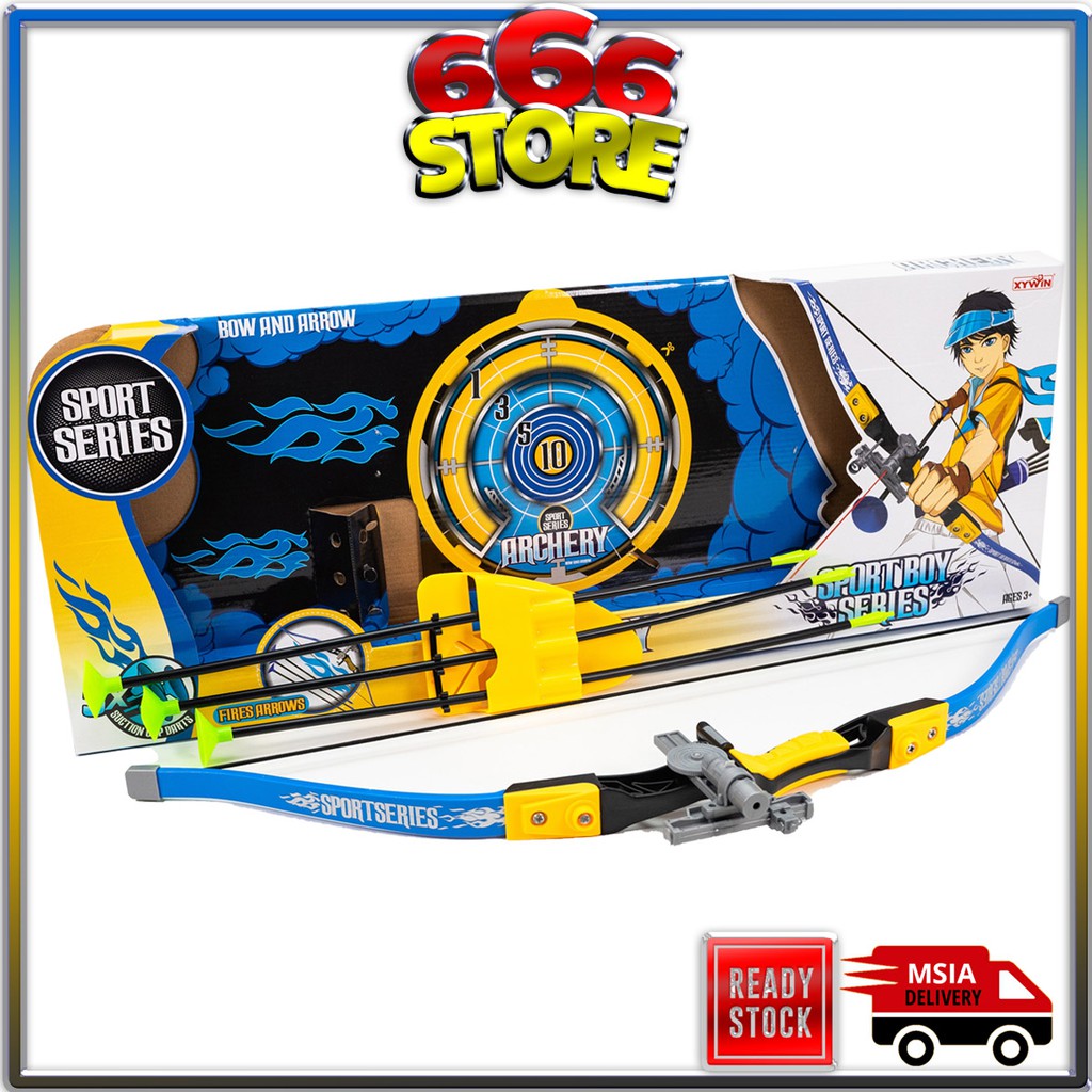[Ready Stock] Kid Archery Bow Set Toy Arrow and Bow [666 Store ...