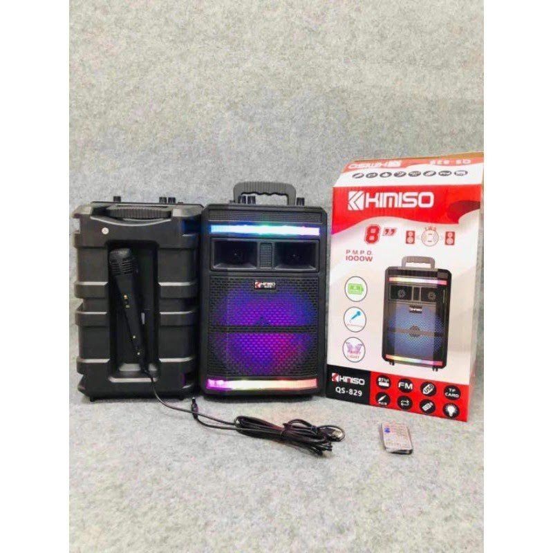 KIMISO QS-828 / QS-829 Karaoke Wireless Bluetooth speaker 8 Inchi ...