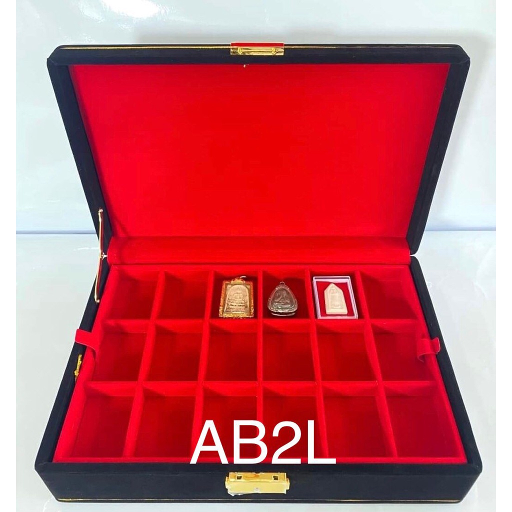 2 Layers Amulet Storage Box 36 slots (Adjustable Partition, Key Locking ...
