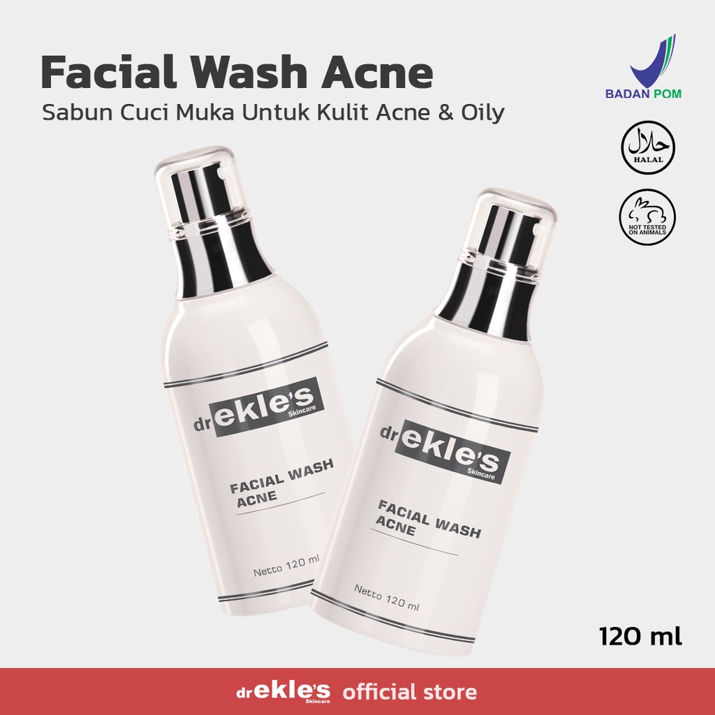 Dr. Ekles Skincare - Premium Facial Wash Acne 120ml | Shopee Malaysia