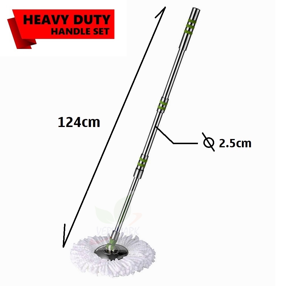 Heavy Duty Stainless Steel Easy Spin Floor Cleaning Mop Accessories ...