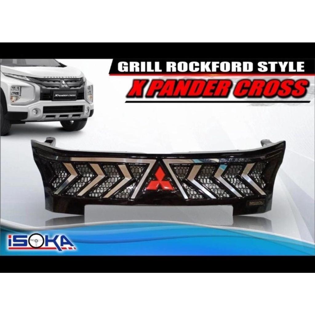 Xpander Cross Front Grill Rockford Model | Shopee Malaysia