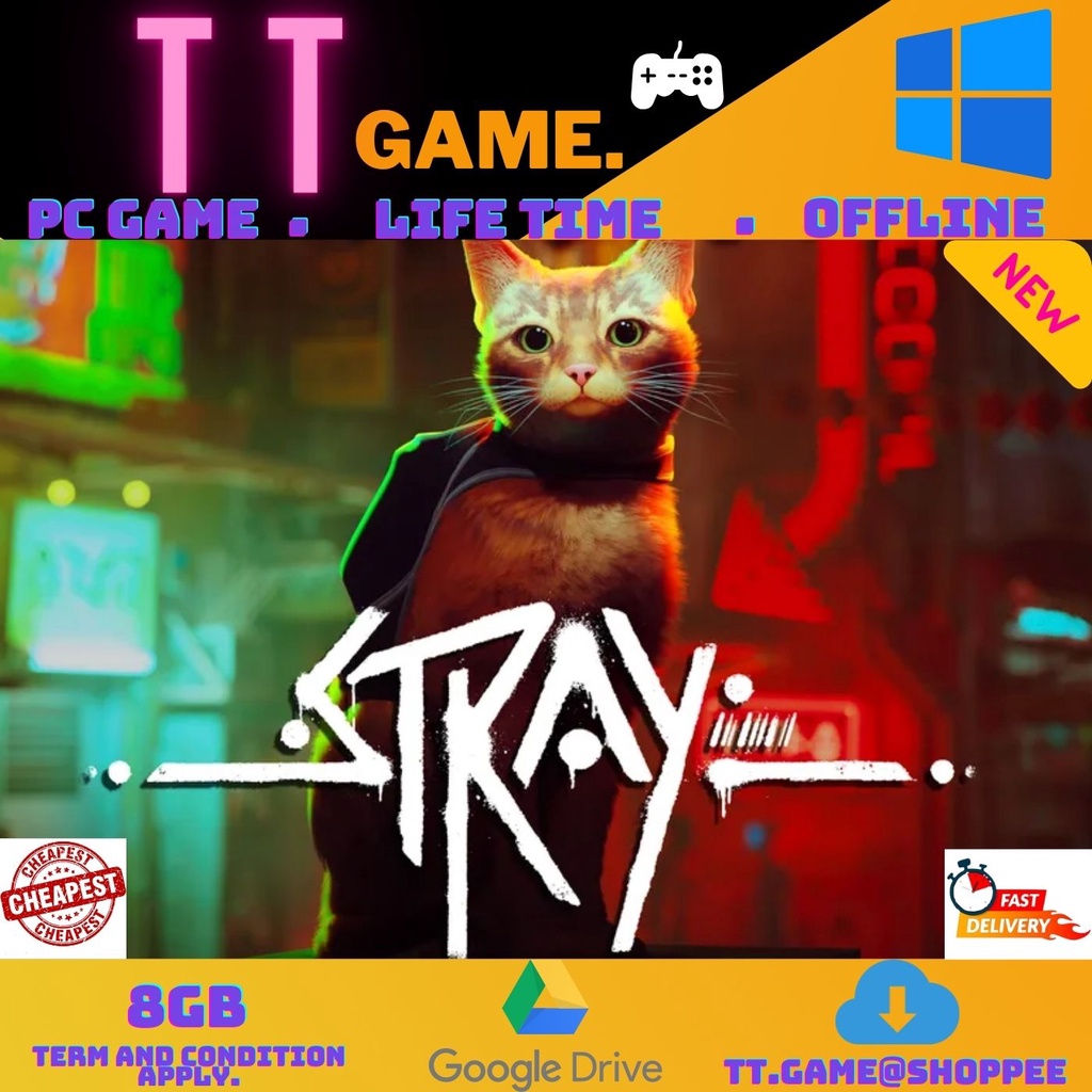 Stray (PC) (FAST DOWNLOAD) (OFFLINE) (ALL-DLC) (FAST INSTALL) | Shopee ...