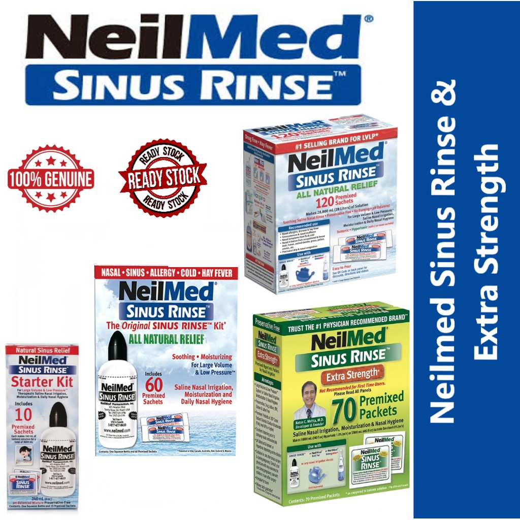 Neilmed Sinus Rinse & Extra Strength | Shopee Malaysia