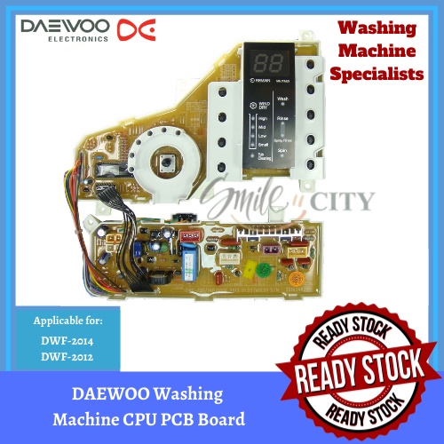 DAEWOO Washing Machine CPU PCB Board / Papan PCB Mesin Basuh DWF-2014 ...