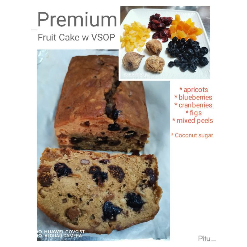 VSOP Premium Fruit Cake 750g VSOP 水果蛋糕# Less sweet with Pure Coconut ...