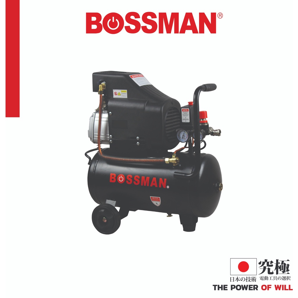BOSSMAN - Direct-Driven Air Compressor (240V)(1HP)(BGJ1009L) | Shopee Malaysia