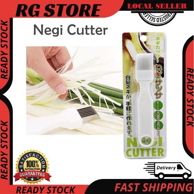 🔥🔥QUALITY🔥🔥Stainless Steel Onion Negi Scallion Slice Cutter Kitchen ...
