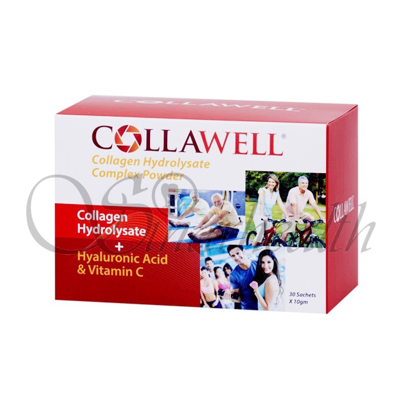 Collawell Collagen Hydrolysate Complex Powder 30 Sachets x 10g | Shopee ...